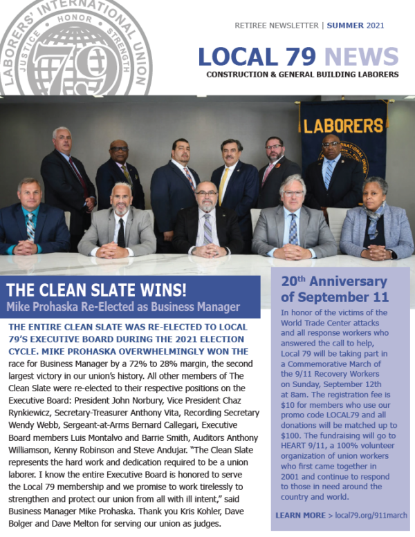 Retirees - Construction & General Building Laborers' Local 79